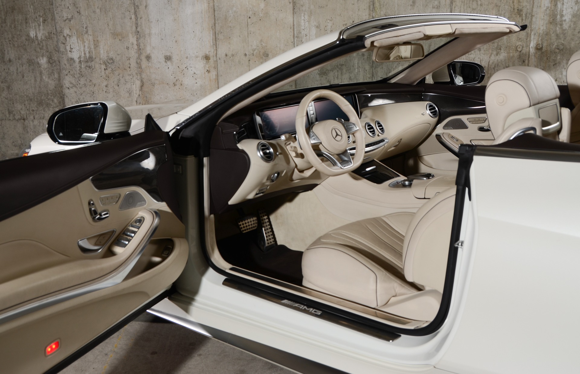 Mercedes Convertible Beige Interior