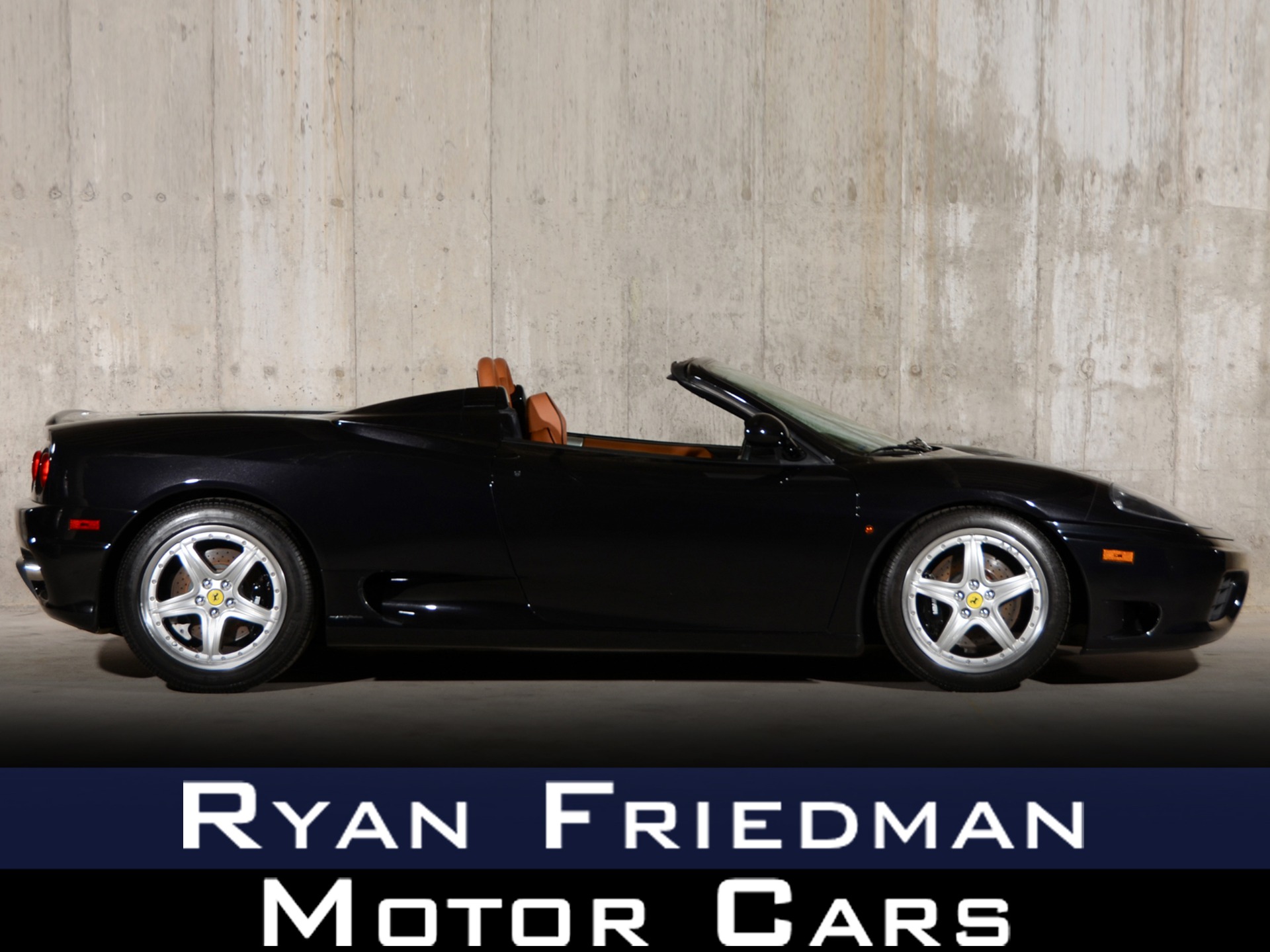 Black Ferrari 360 Spider