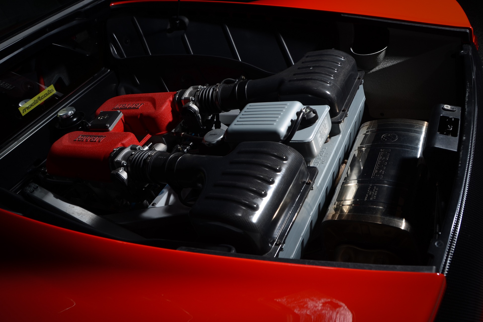 Challenge Stradale Engine Bay 2004 Ferrari Challenge Stradale | GAA