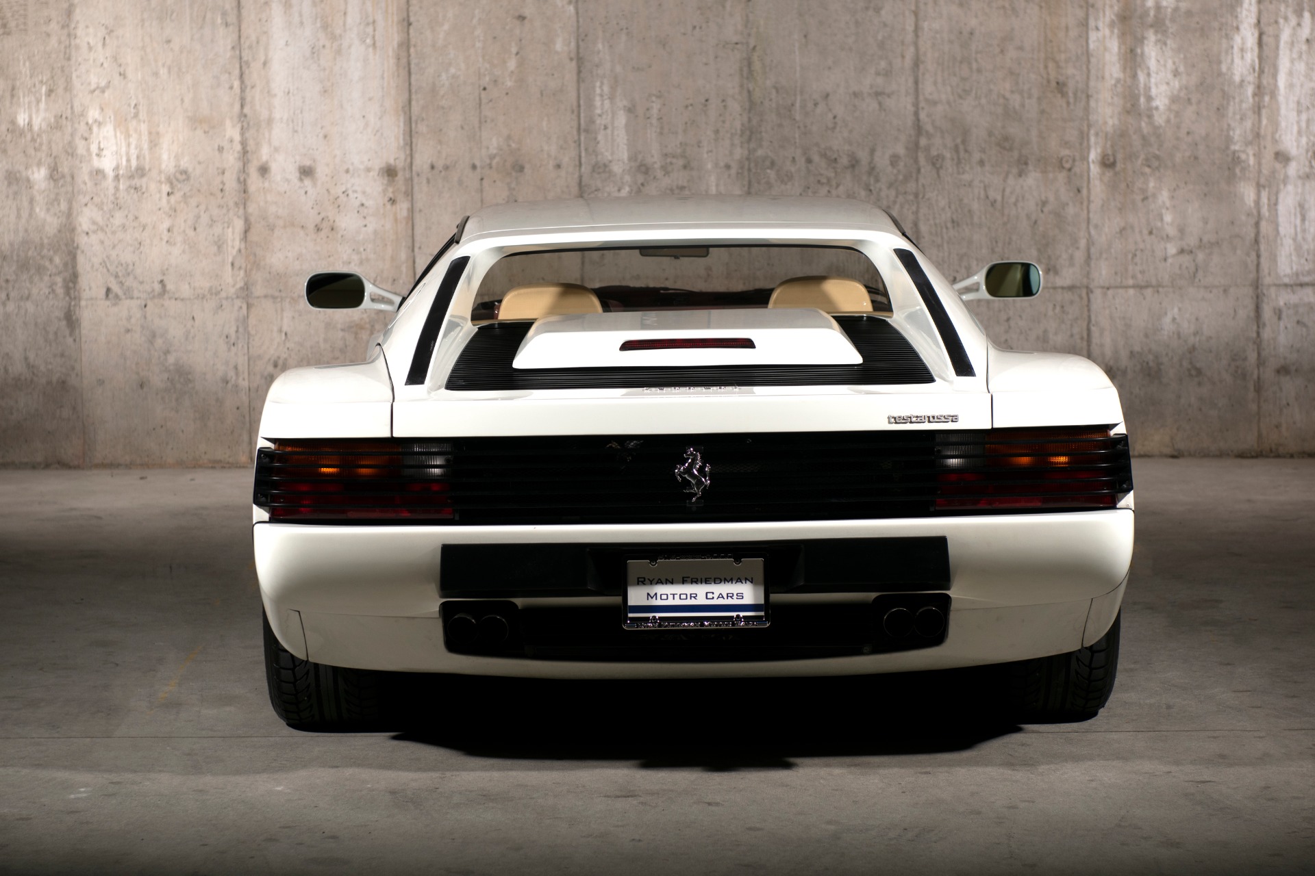 1990 Ferrari Testarossa Interior 1990 FERRARI TESTAROSSA Lot 65